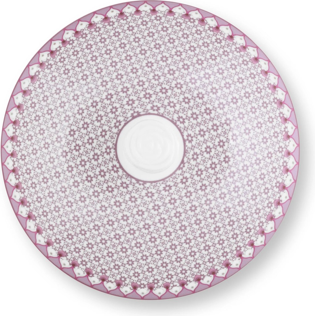 Pip Studio Lily & Lotus skladovací dóza 1,5l, bílá (porcelánová dóza)