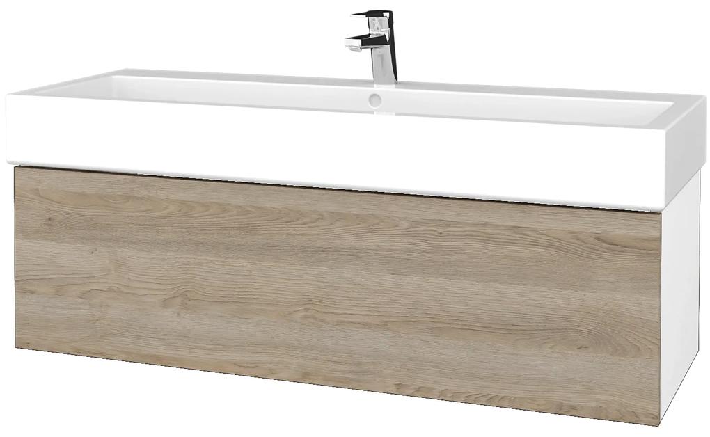 Dřevojas Koupelnová skříň VARIANTE SZZ 120 Varianta: M01 Bílá mat / M01 Bílá mat