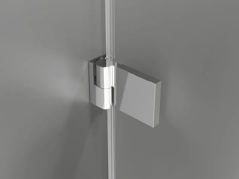 Mexen Lunar-B sprchové dveře otevírací levé 75 cm, transparentní, chrom - 832-075-000-01-00-L