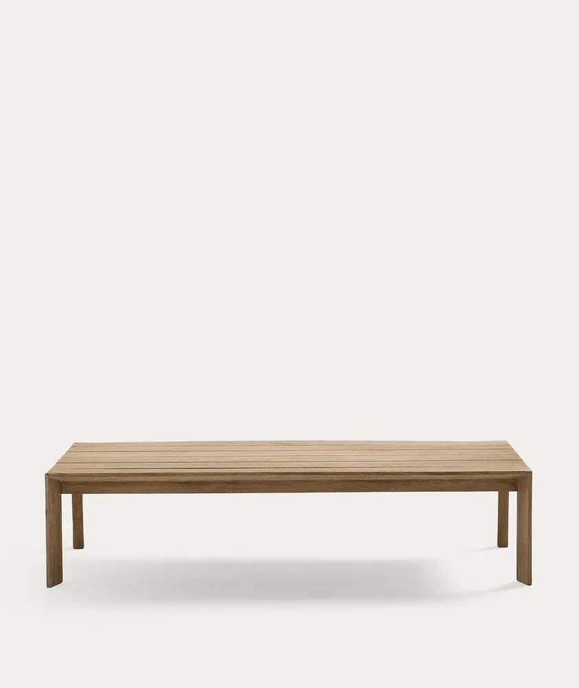Zahradní konferenční stolek z masivu akácie 82,5x140 cm Ambra – Kave Home