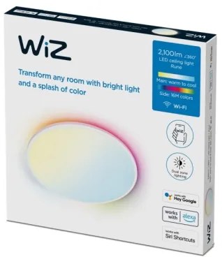 WiZ - LED RGBW Stmívatelné stropní svítidlo RUNE LED/21W/230V bílá Wi-Fi