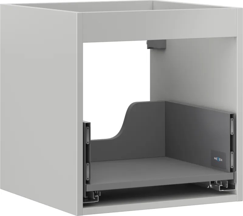 Mexen Box-A, závěsná skříňka 45 cm, 1 zásuvka, šedá matná, 91AX0-0450-470-1-62