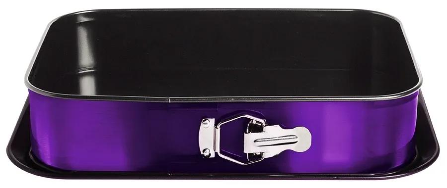 Berlingerhaus Forma s nepřilnavým povrchem 2v1 Purple Metallic Line 39x27x7,5cm