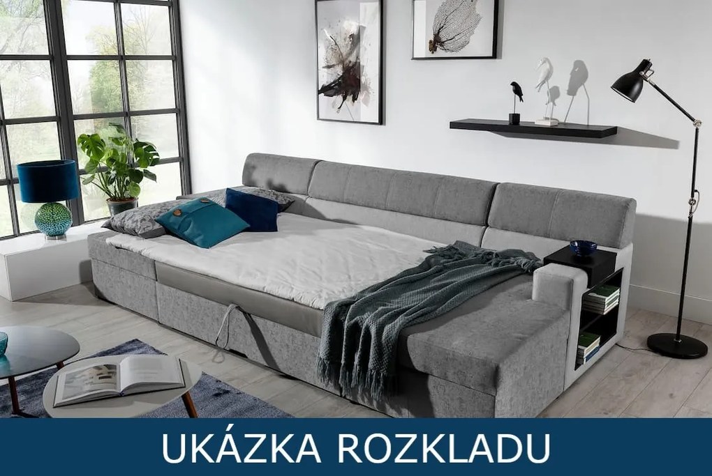 Rozkládací sedačka do U Markos - Berlin 02/Soft 17 Varianta: Pravá