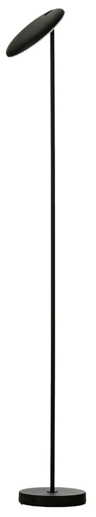 Podlahová lampa Carpa stmívatelná černá