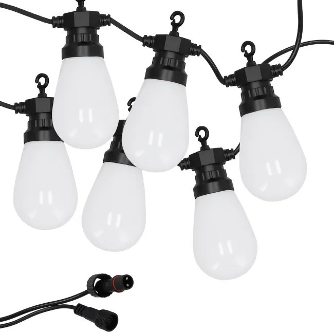 LED girlanda s aplikací a dálkovým ovládáním 12m+3m