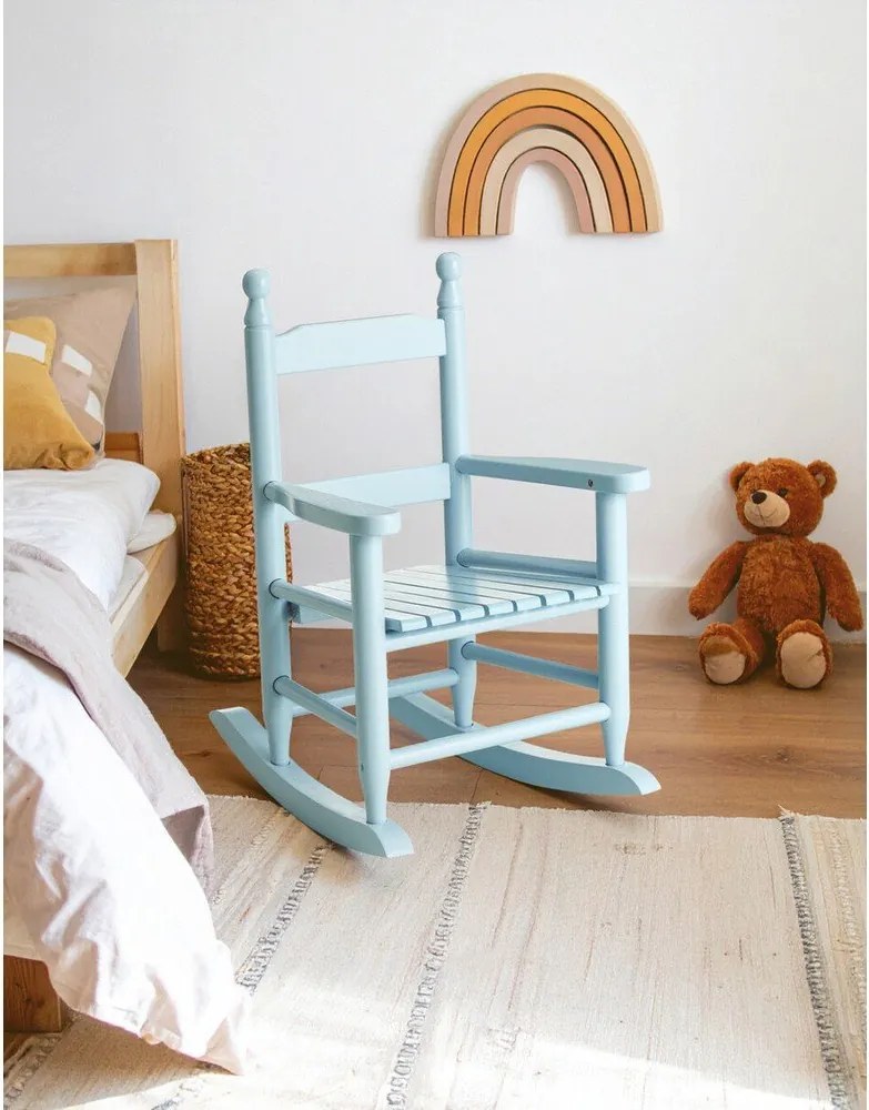 Modrá dětská židle z topolového dřeva – Premier Housewares