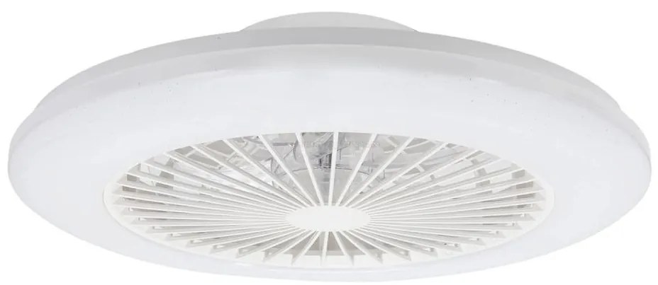 Aigostar-LED Stmívatelný str. ventilátor LED/40W/230V 2700-6500K 50cm+DO bílá