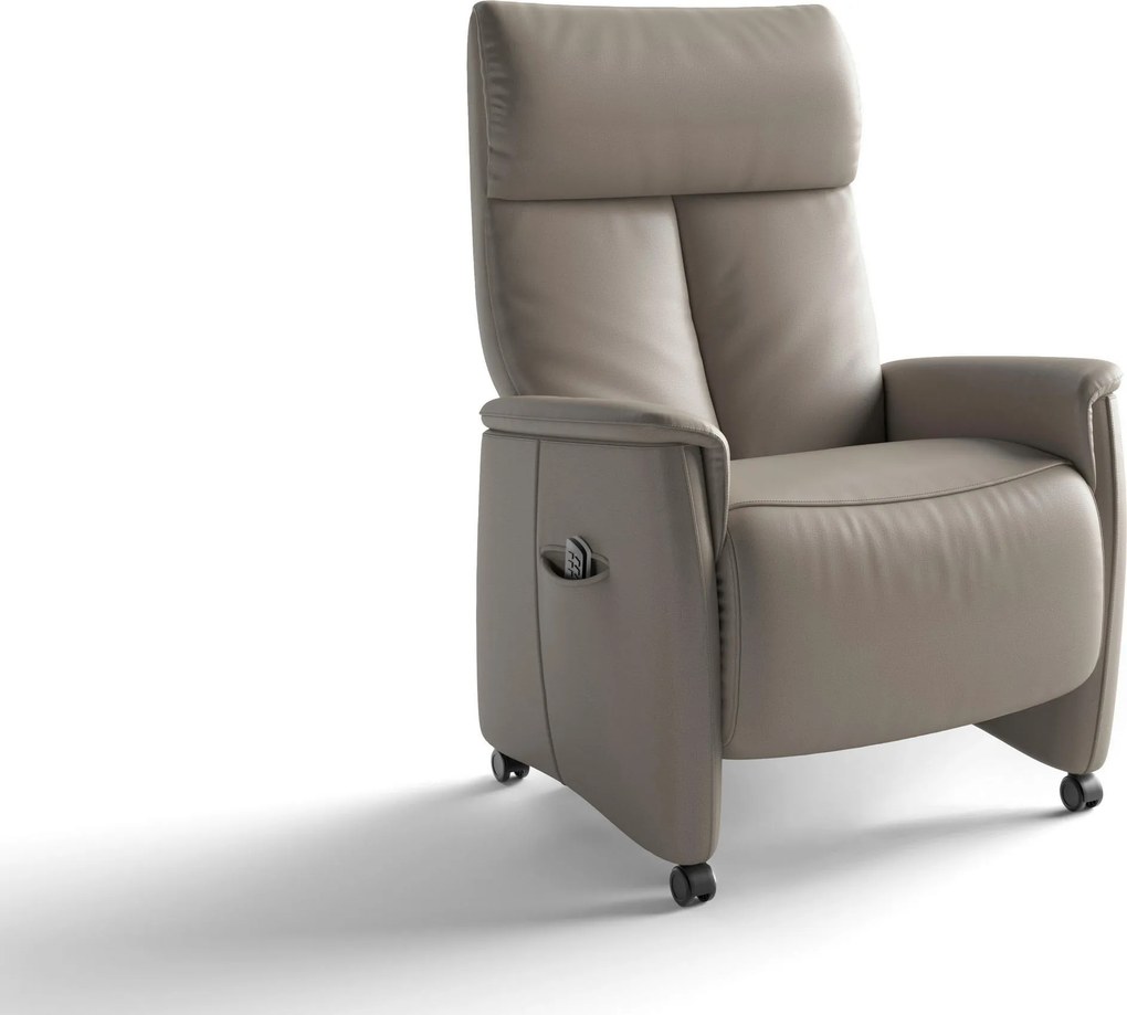 XXXLutz RELAXAČNÍ KŘESLO, kůže, šedá Sit & More - Online Only křesla & taburety - 0001440324J3