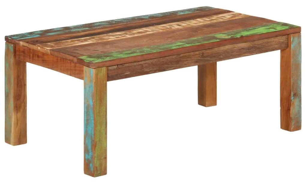 Konferenční stolek 100 x 55 x 40 cm masivní recyklované dřevo,  356252