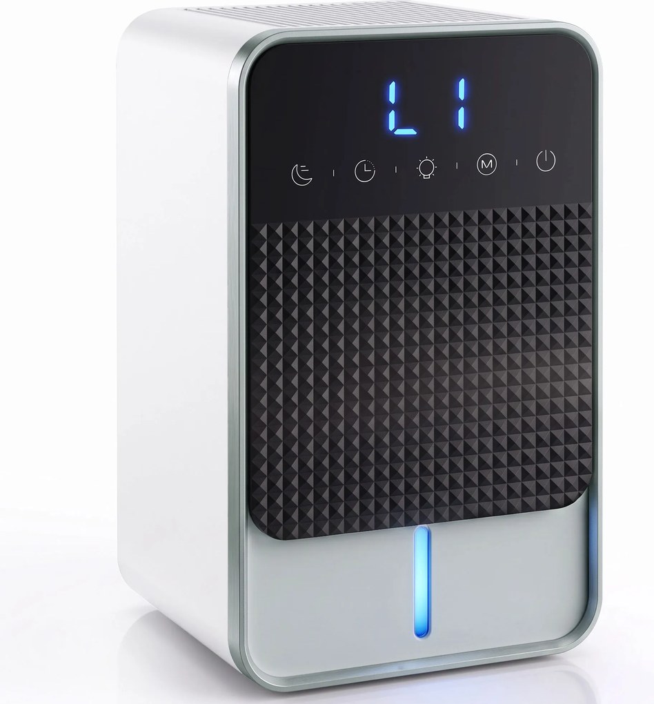 HOMCOM odvlhčovač 0,4 l/den pro 15 m², černý