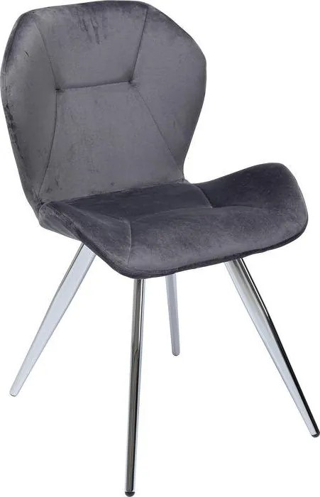 XXXLutz ŽIDLE, šedá, barvy chromu Kare-Design - Jídelní židle - 001838018202