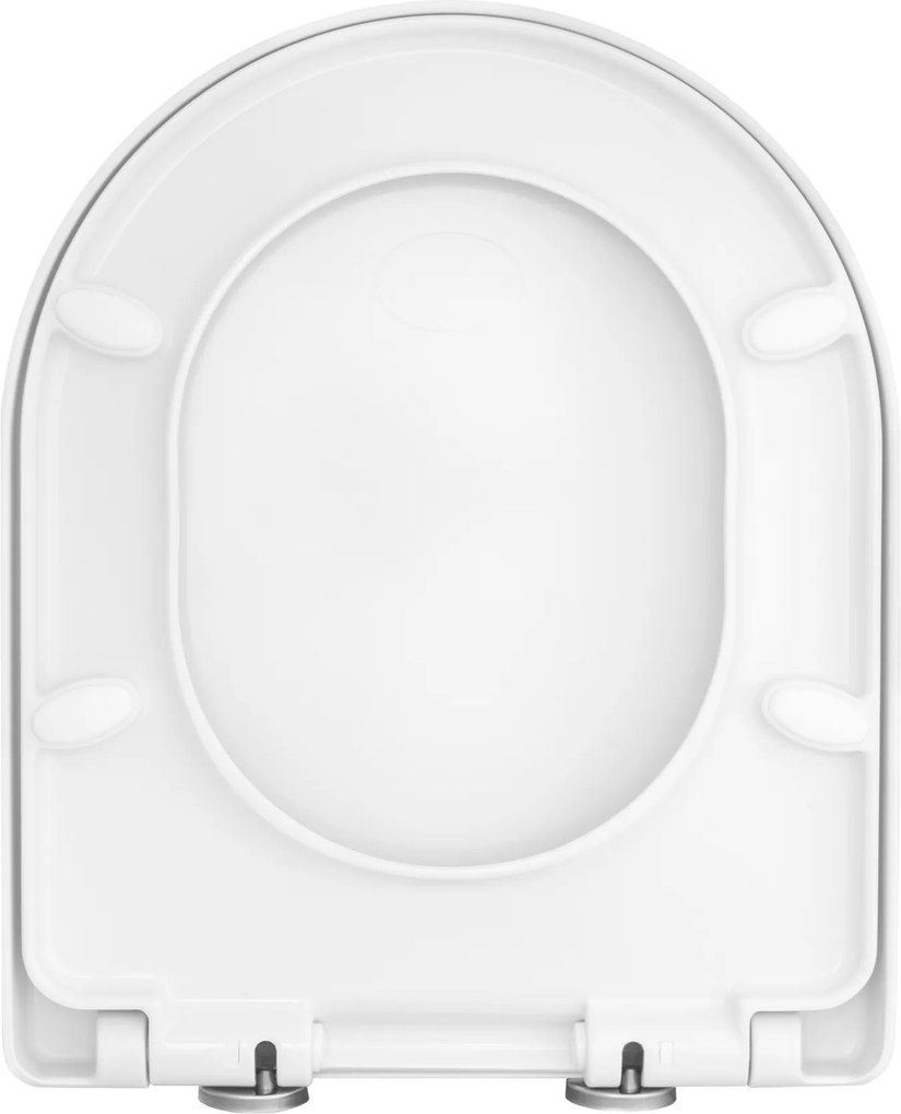 Gamma Sewilla D4, WC sedátko 420x345mm, SoftClose, bílá lesklá, GMA-D4