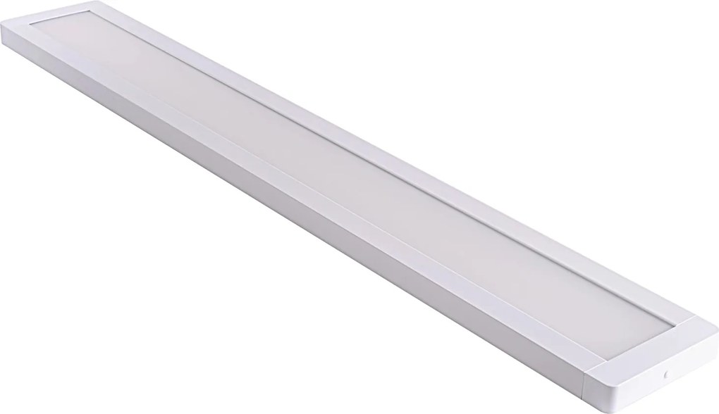 EURAKLES Přisazené svítidlo LED ALENA, 48 W, 4100 lm, 4000 K, bílá 114,7x16,1 cm