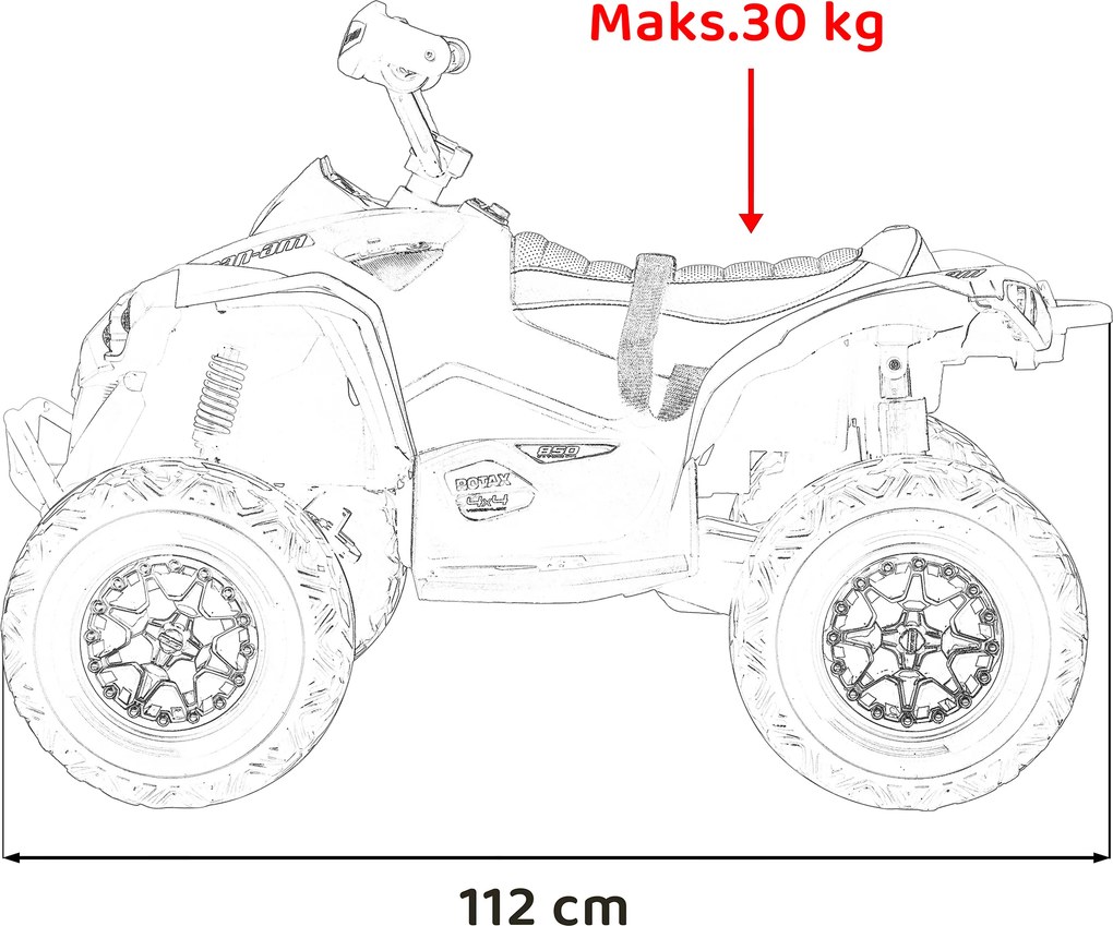 Ramiz Čtyřkolka Maverick ATV žlutá