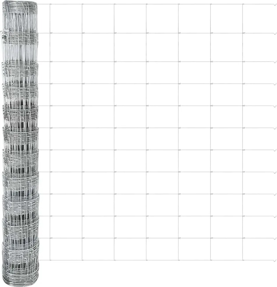 Svařované drátěné ploty s hroty 25 x 1,2 m Pozinkovaná ocel 3351427