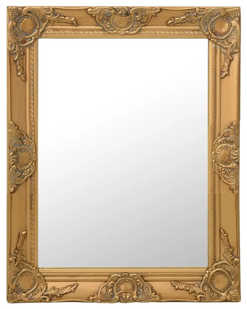 320317 vidaXL Nástěnné zrcadlo barokní styl 50 x 60 cm zlaté