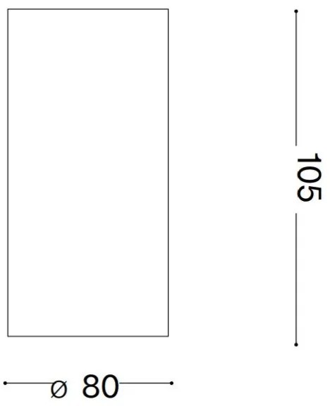 Ideal Lux - LED Bodové svítidlo NITRO LED/10W/230V pr. 8 cm CRI 90 bílá