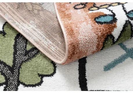 Dywany Luszczow Dětský kusový koberec FUN Hop, zvířata růžový Rozměr koberce: 200 x 290 cm