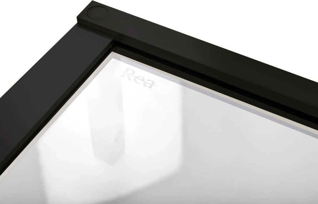 Rea, Sprchová kabina REA Hugo Double Black 100x100, KPL-K6602