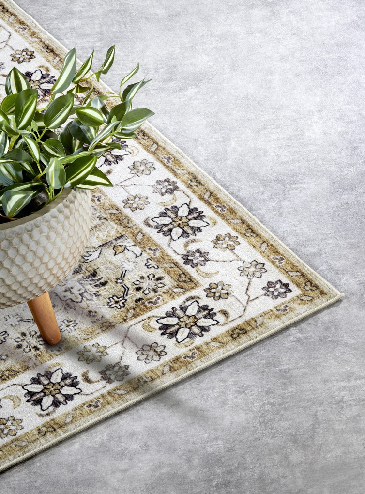 ELLE Decoration, Kusový koberec Imagination New 106043 Cream/Gold z kolekce Elle, 160x230, žlutá, ložnice