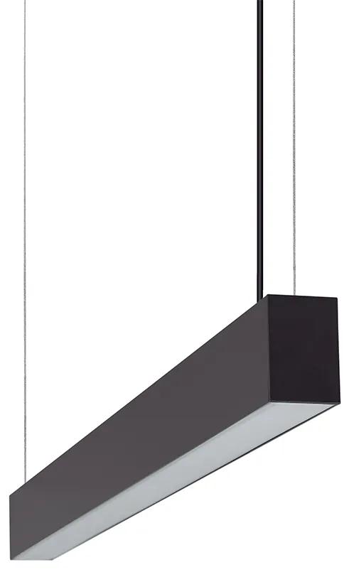 Lineární svěšené kovové svítidlo Thira Barva: Černá, Rozměr: 45 mm x 880 mm