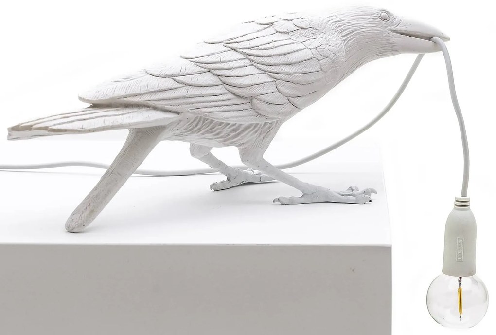 Seletti designové stolní lampy Bird Lamp Playing