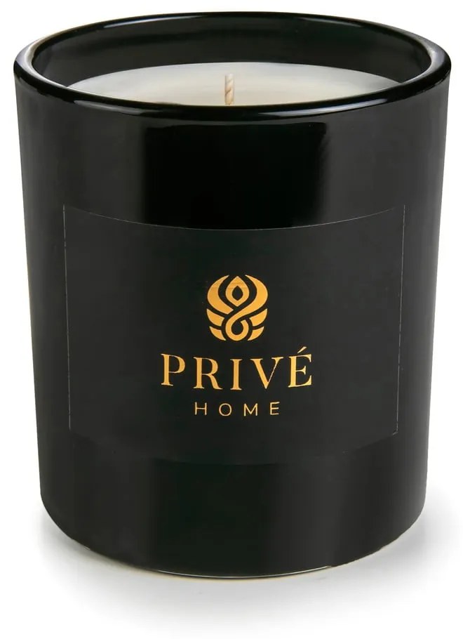 Vonná sojová svíčka doba hoření 60 h Tobacco&amp;Leather/Oud&amp;Bergamote – Privé Home