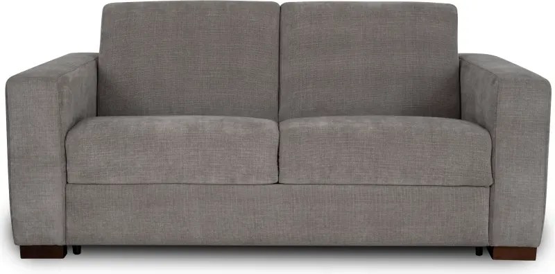 Pohovka na každodení spaní NOMI s rozkladem, 140, tm. šedá (madeira dark grey)