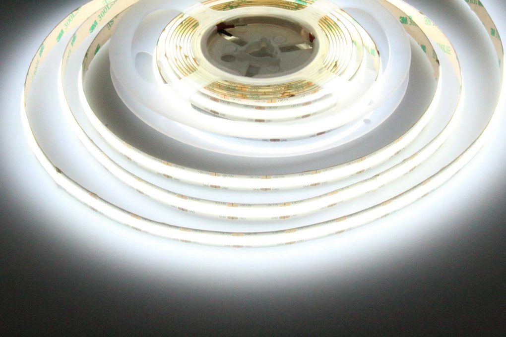 T-LED COB LED pásek 12COB10 vnitřní záruka 3 roky Studená bílá