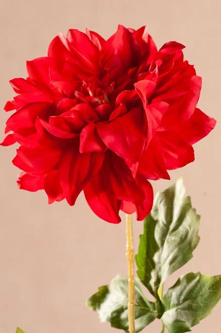 Paramit Jiřina dekorační květina červená 65 cm