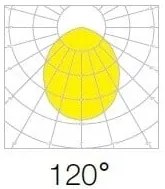 T-LED Lištové LED svítidlo TRITO LT120W 120° 54W bílé Denní bílá