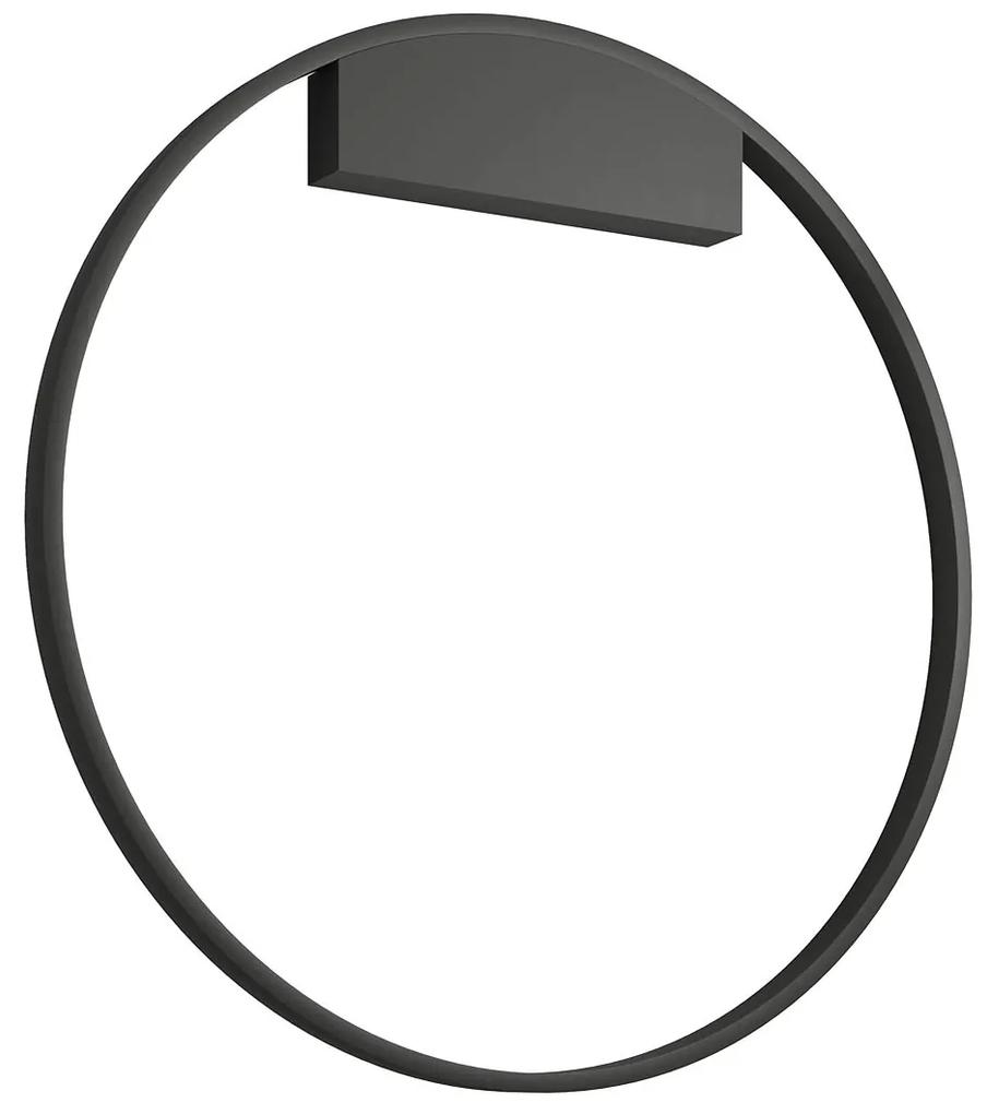 Redo 01-2832 nástěnné LED svítidlo Febe pískově černé, 50W, 4000K, ø80cm