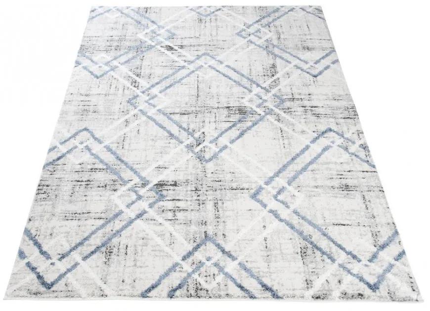 Kusový koberec Lana bílo modrý 160x220cm