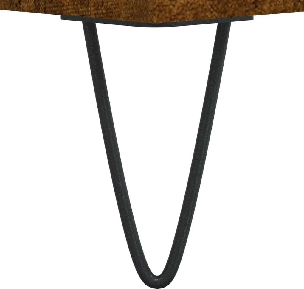 vidaXL Konferenční stolek 90 x 50 x 40 cm kompozitní dřevo [829209] Barva: bílá s vysokým leskem