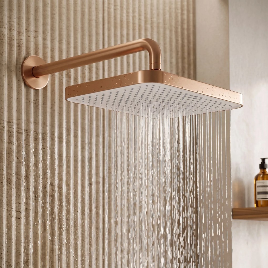 Rea, Obdélníková dešťová sprcha REA JS-032 Brushed Copper, REA-P0397