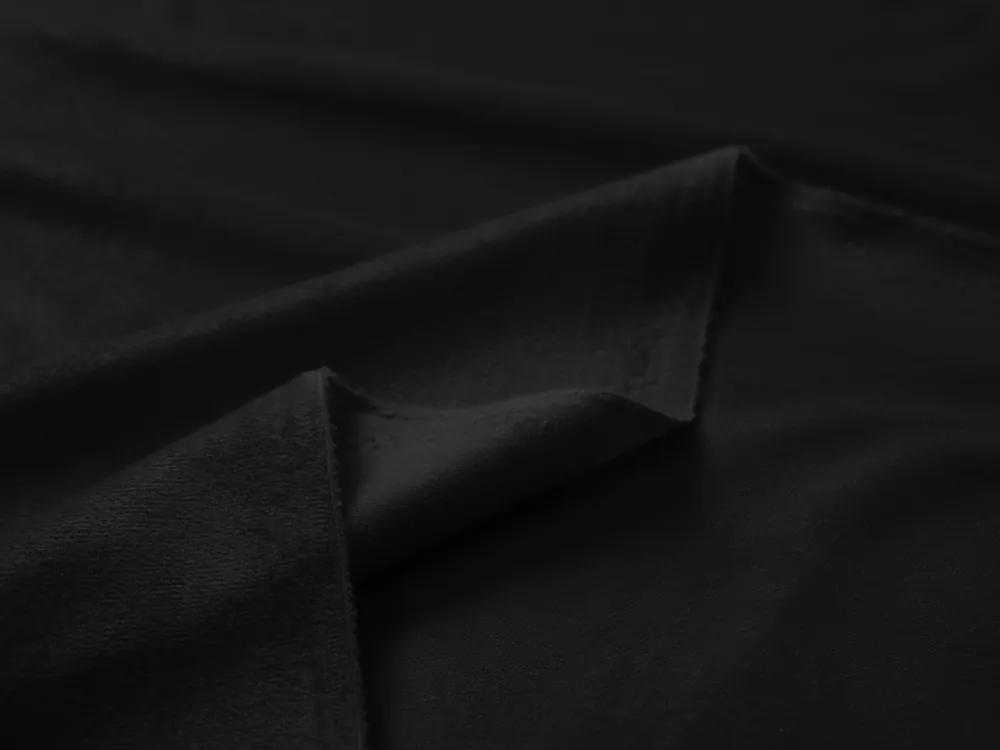 Biante Sametový závěs Velvet Premium SVP-023 Černý 135x180 cm