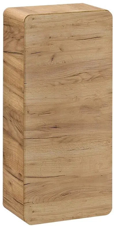 Koupelnová závěsná skříňka horní Aruba 830 1D dub craft zlatý