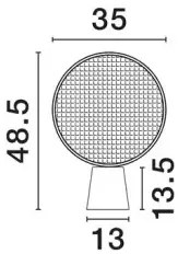Designová stolní lampa Tiera B