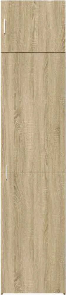 Úzká úložná skříňka dub sonoma 50x42,5x225 cm kompozitní dřevo 3281303