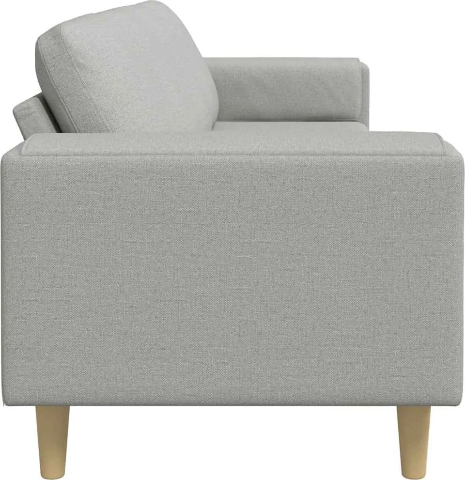 Pohovka do obývacího pokoje Oblačno šedá 250 x 77 x 76 cm 3335089