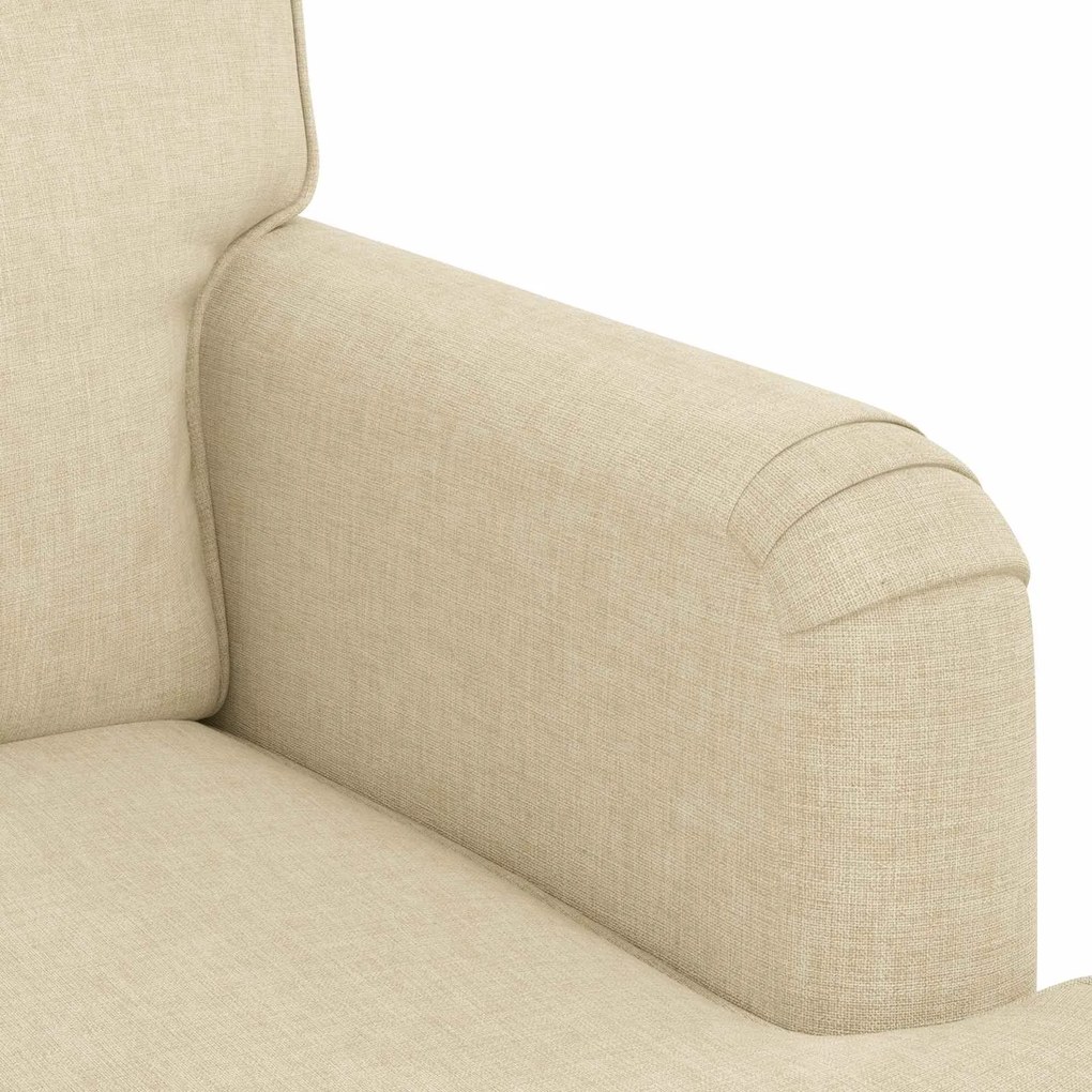 Set pohovek 2 ks Krémová textil 3407609