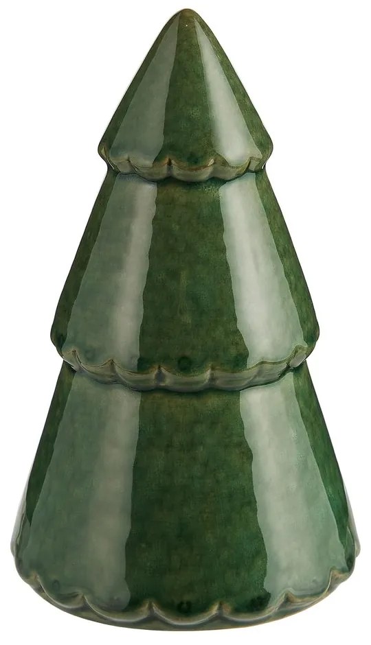 X-MAS Jedle 16 cm - tm. zelená