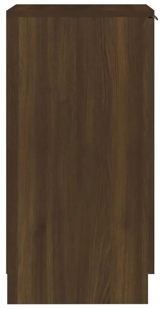Botník hnědý dub 30 x 35 x 70 cm kompozitní dřevo