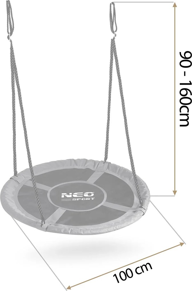 Hnízdová houpačka Neo-Sport Swingo 100 cm