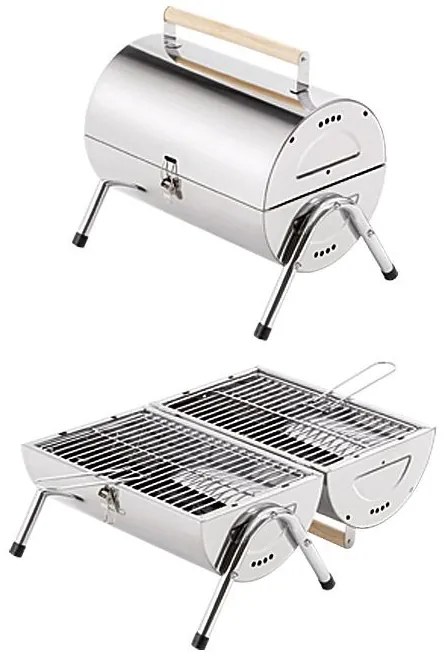 Grillstar Stolní gril Dallas, grilovací plocha: 2× 34 × 22 cm