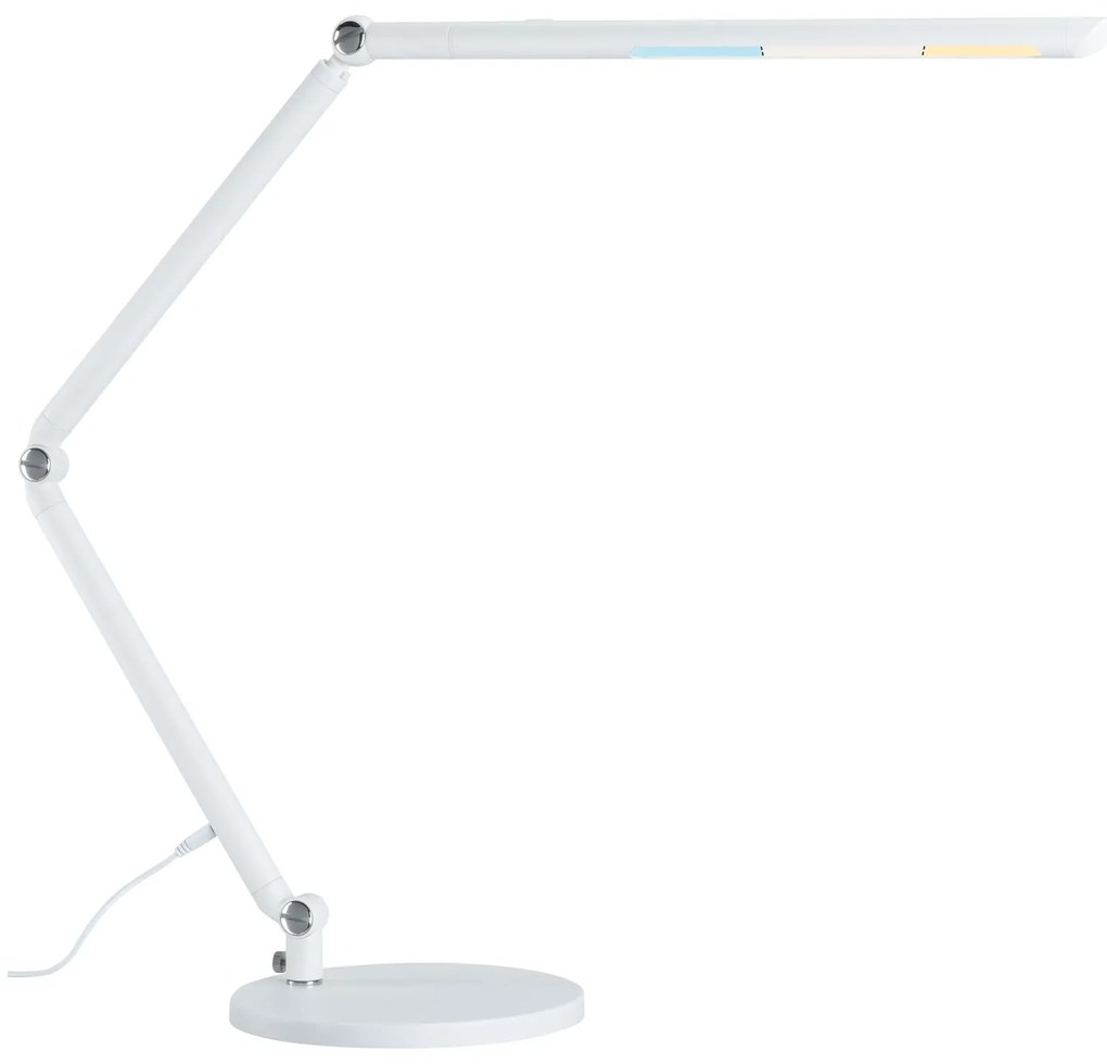 Paulmann 78911 FlexBar bílá LED stolní lampa, 10,6W LED, 3000-6500K výška 67cm