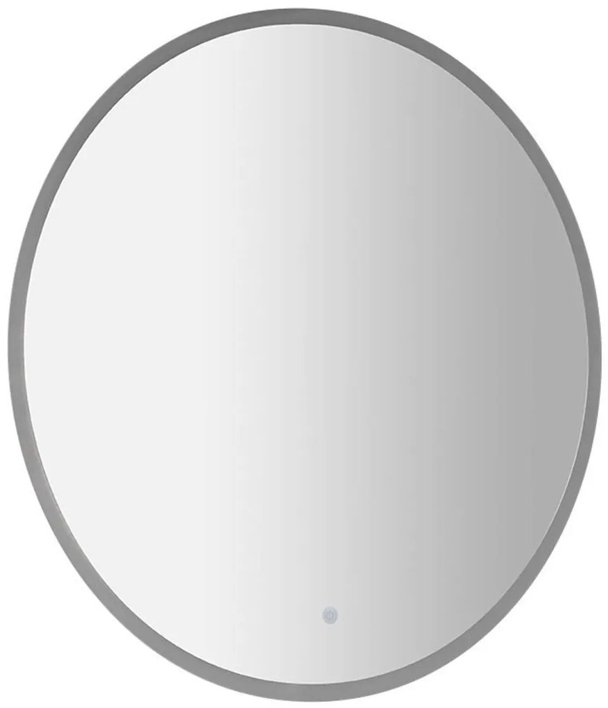 Sapho - Zrcadlo s LED osvětlením, průměr 80 cm, s dotykovým senzorem VS080S