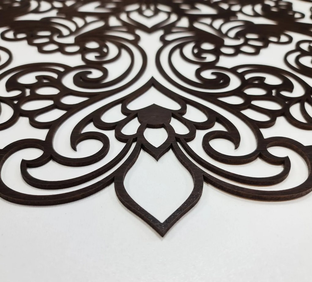 dřevo života Dřevěná mandala na zeď LÁSKA Zvolte barvu dekoru: Černá, Zvolte rozměr Ø (cm): 40