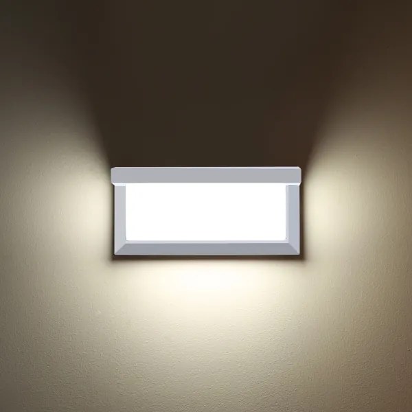 Brilagi - LED Venkovní nástěnné svítidlo BRICKY LED/12W/230V bílá IP54